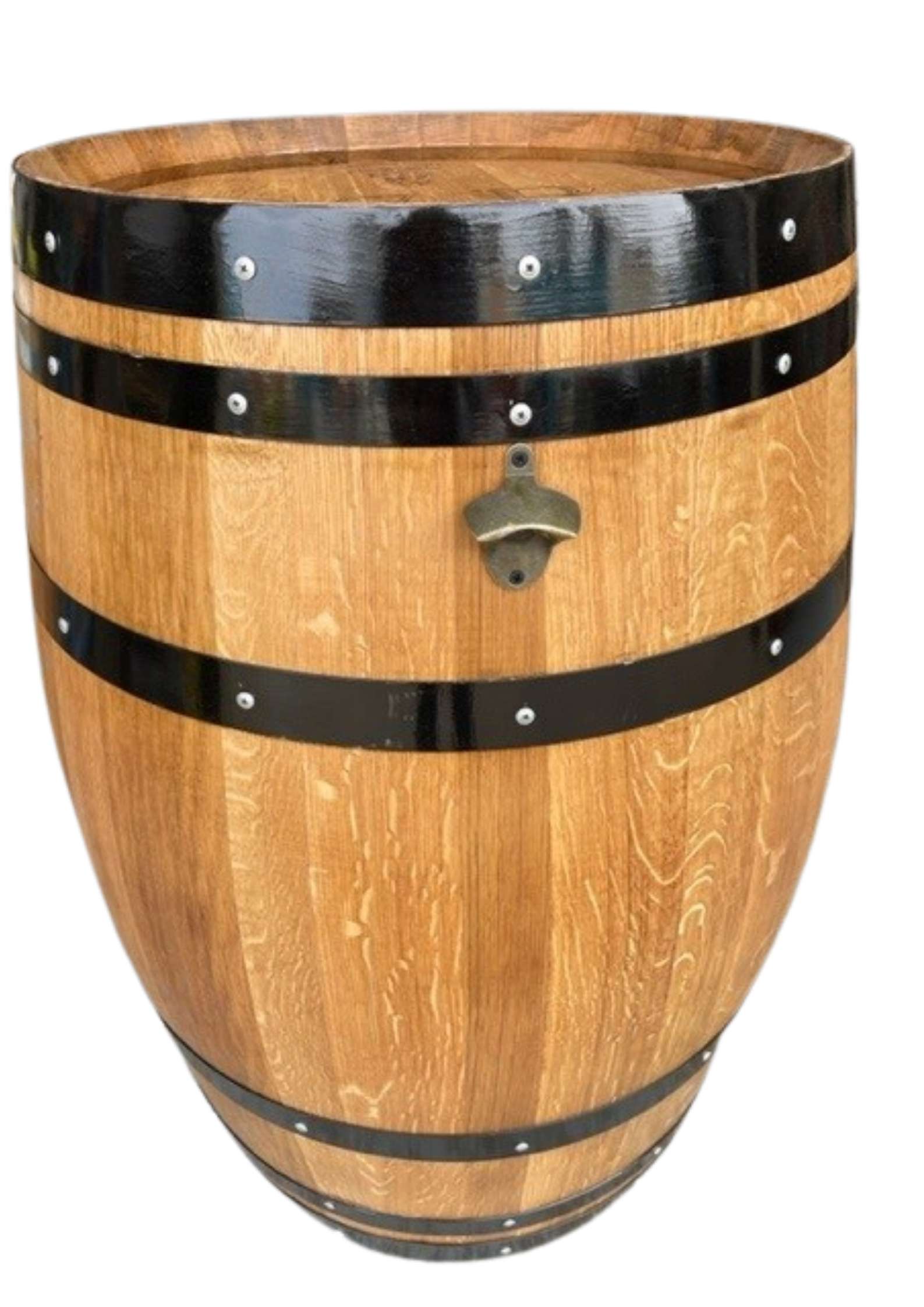 Original Barrel (on castors)- black rings – Barrel Creations Co.